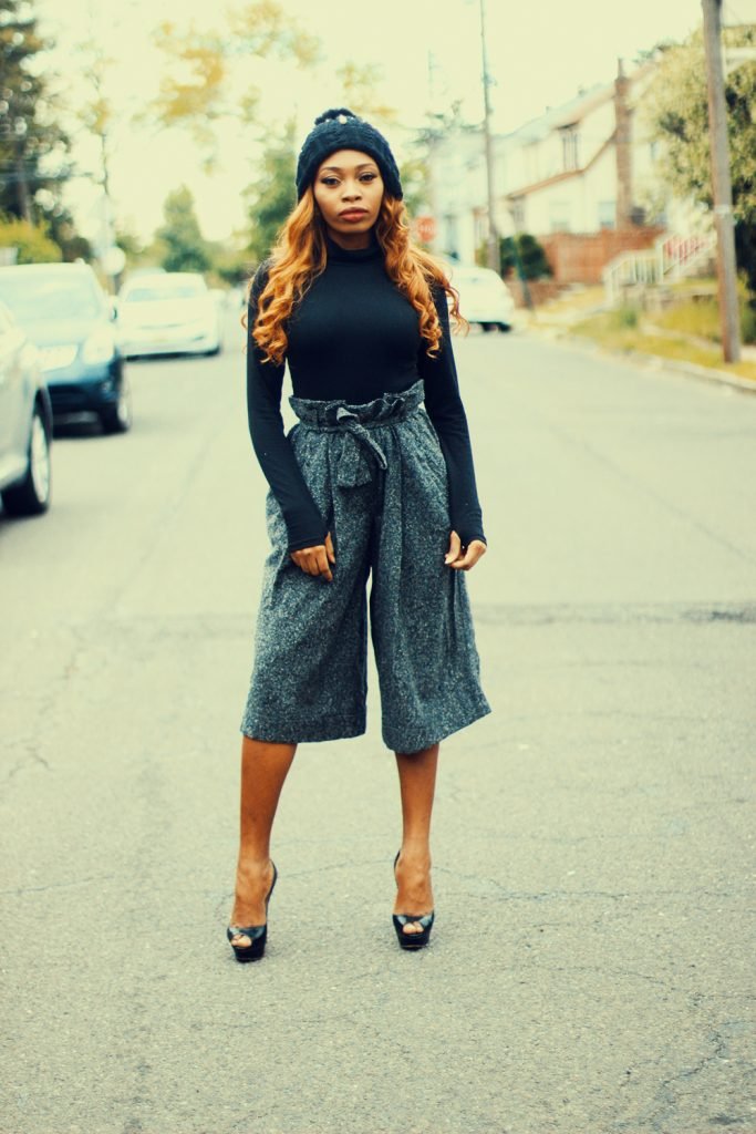 Paper Bag Waist Trousers outfit ideas